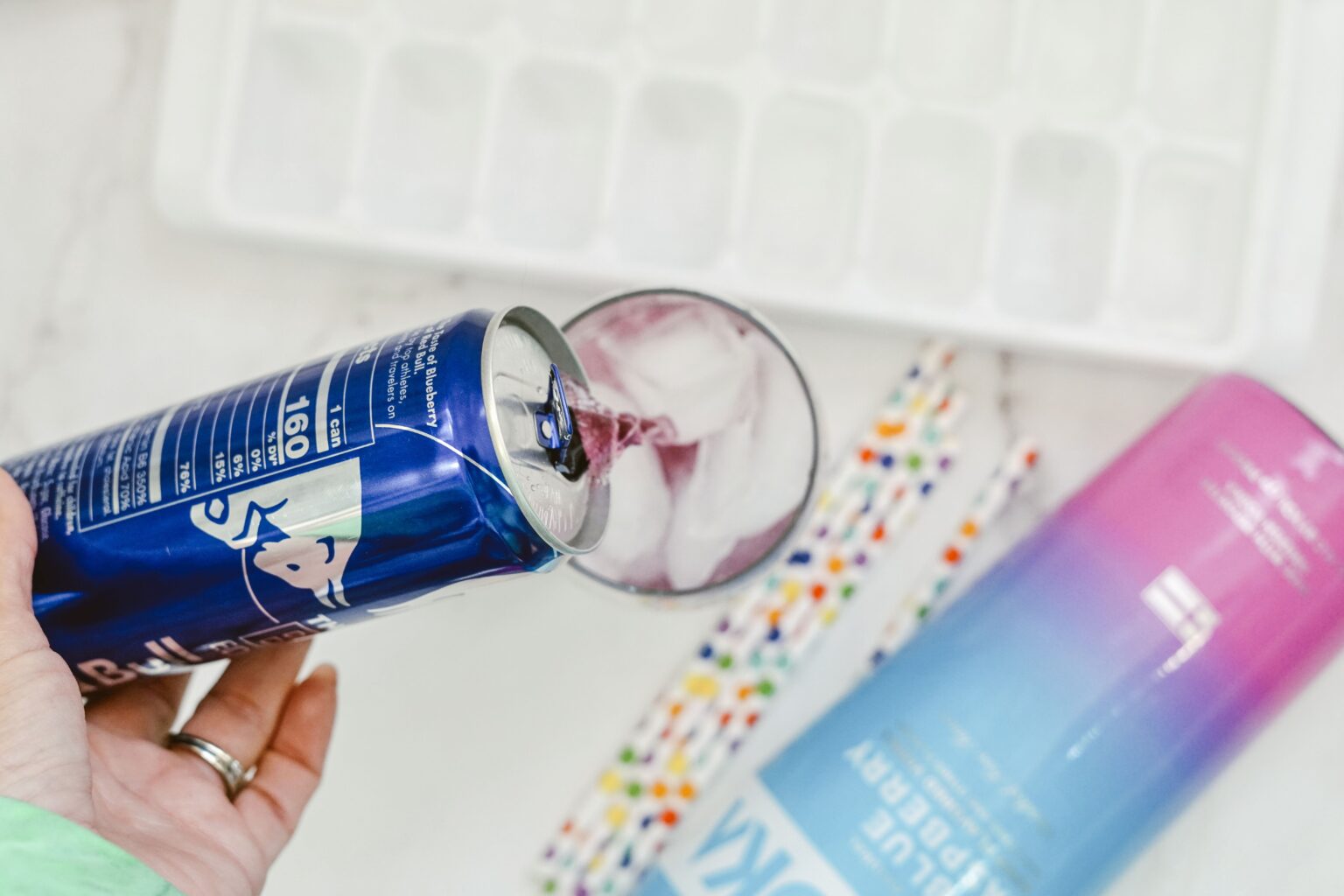 Spiked Blueberry Red Bull Recipe - Tiny Kitchen Divas