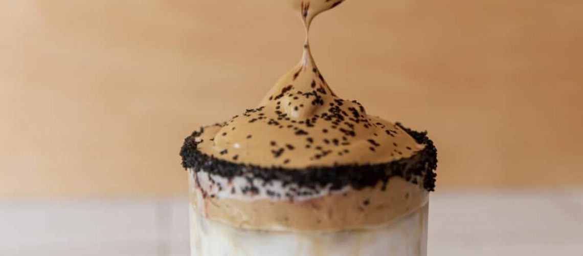 Malted Mocha Dalgona Coffee | Tiny Kitchen Divas